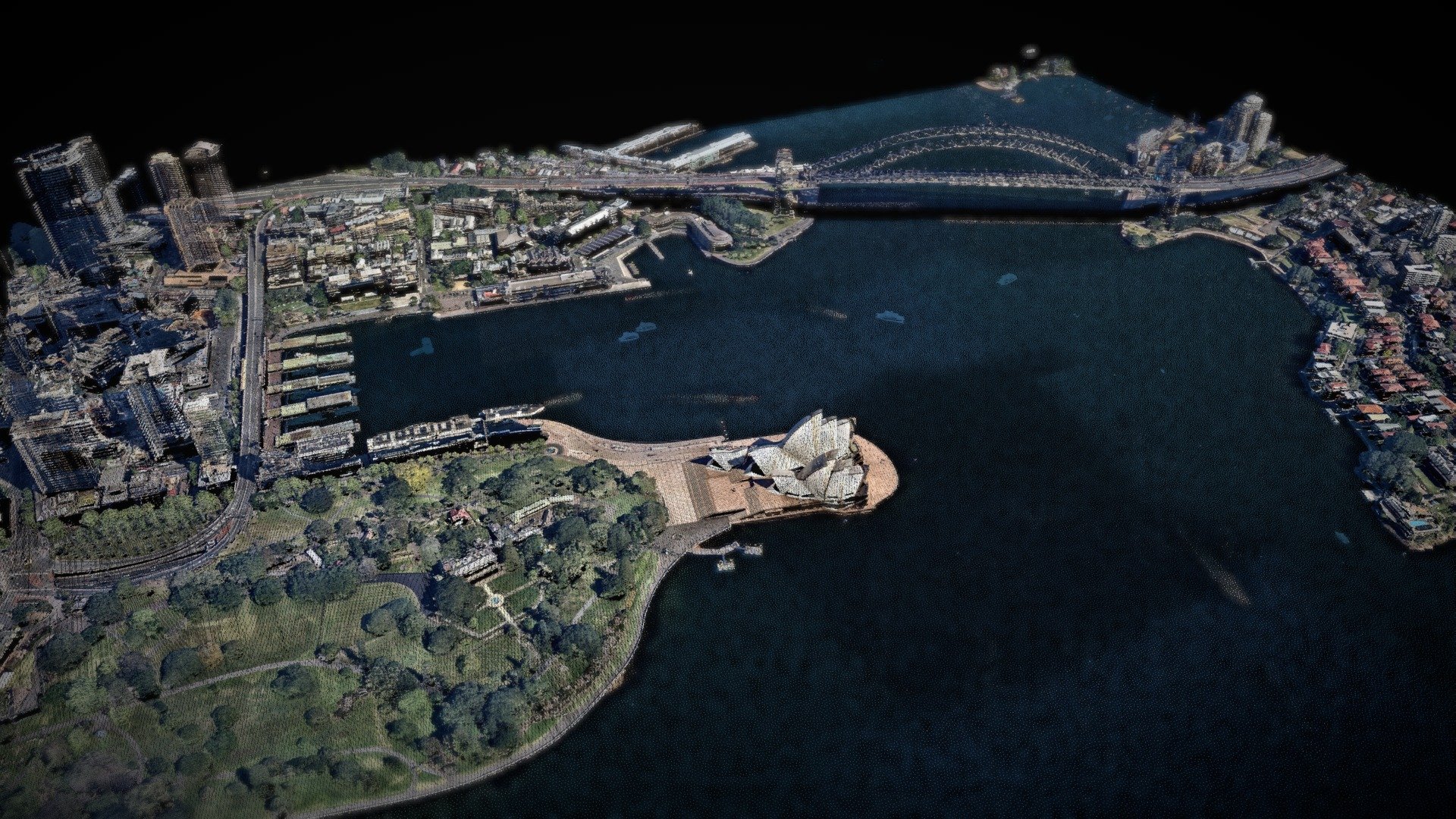 Sydney Harbour - 3D model by Dr Carlos Bartesaghi Koc ...