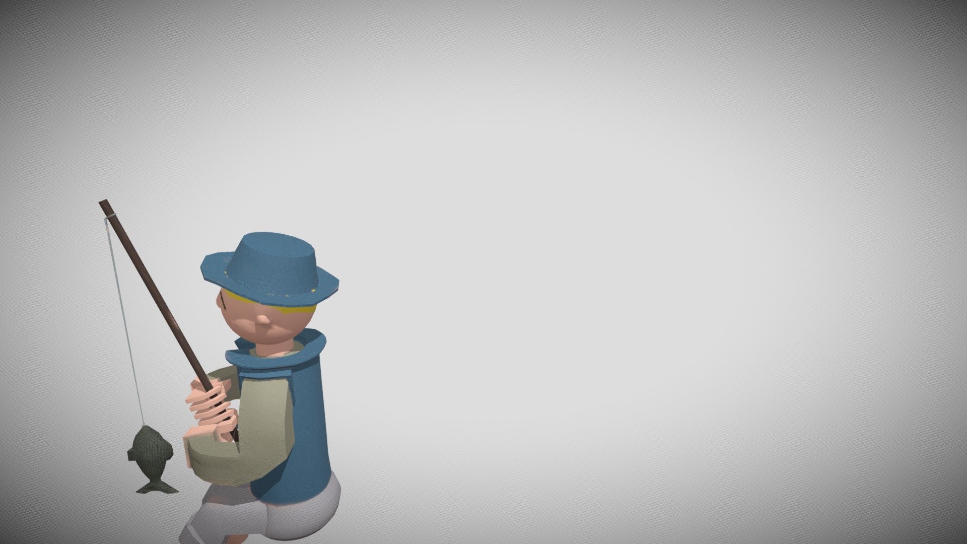 Fisher Boy Character - 3D model by erica_blackbird [111c1e4] - Sketchfab