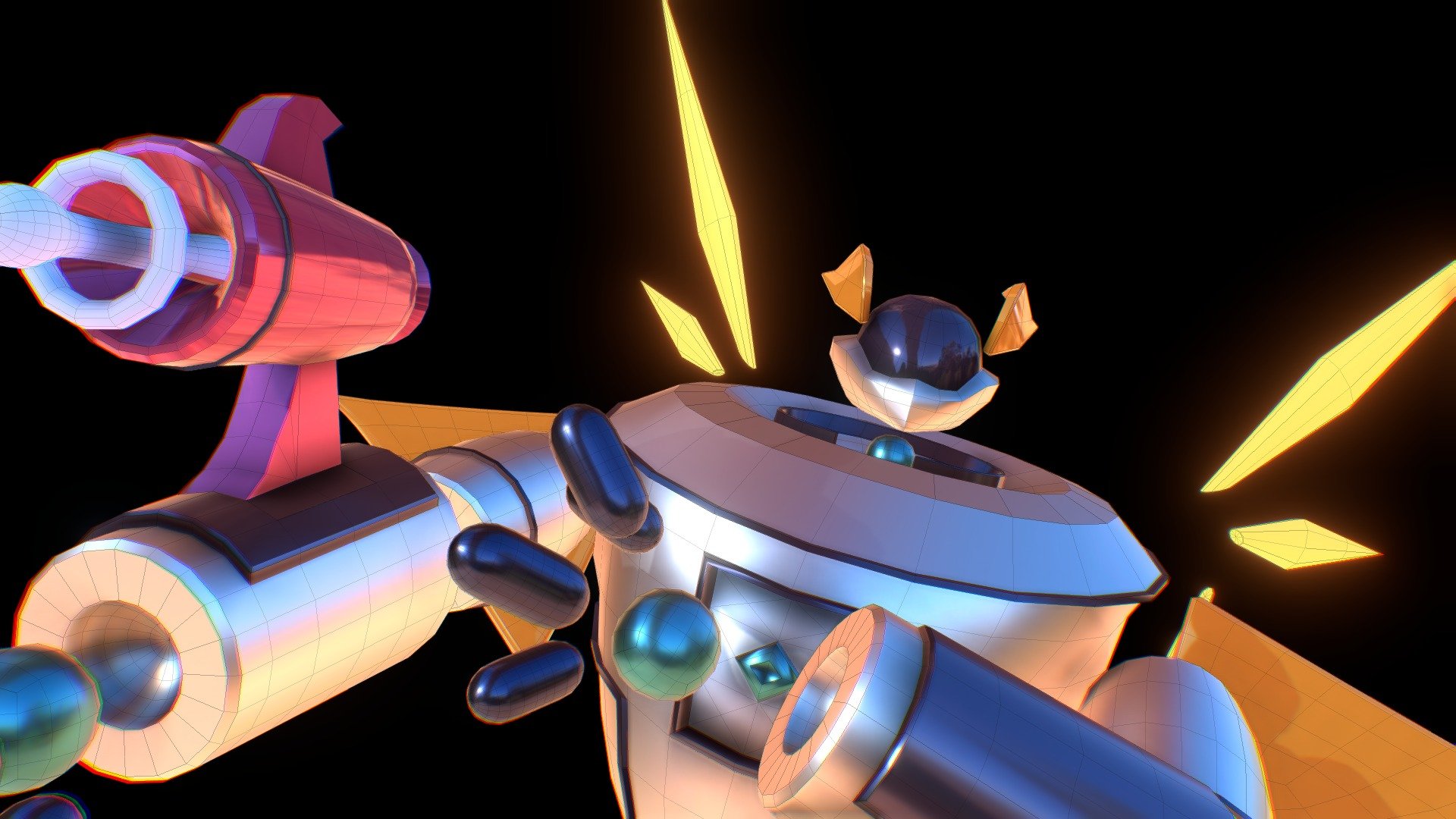 VR 8 ROBOT - 3D model by Mikipin [111c421] - Sketchfab