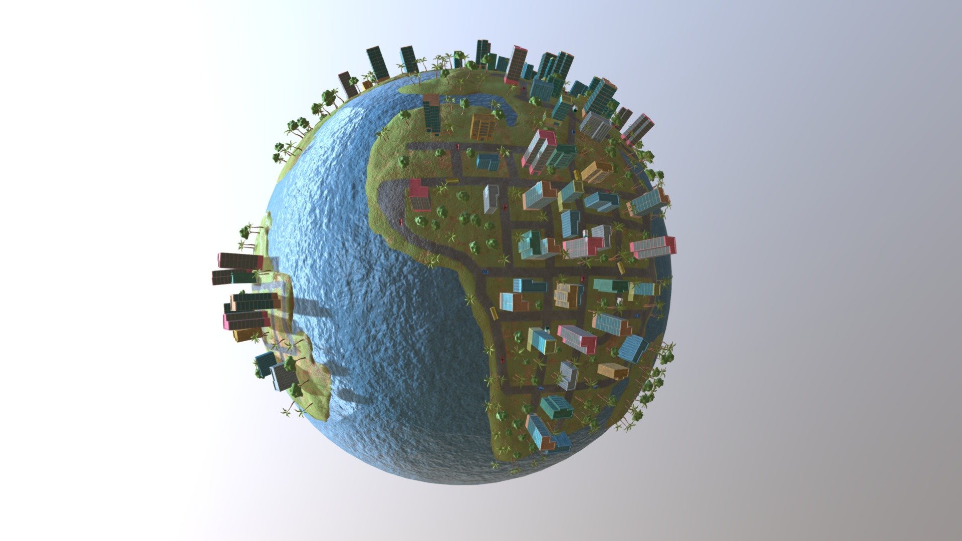 Big Planet - 3D model by kewag.swiss [111c86f] - Sketchfab