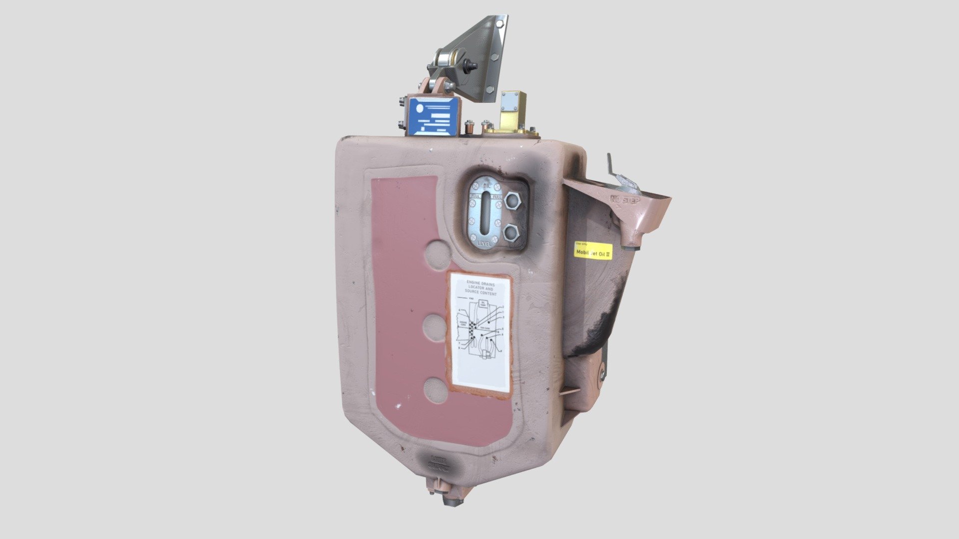 CFM56-7B Oil Tank - 3D model by CharlyRose [111d3cb] - Sketchfab
