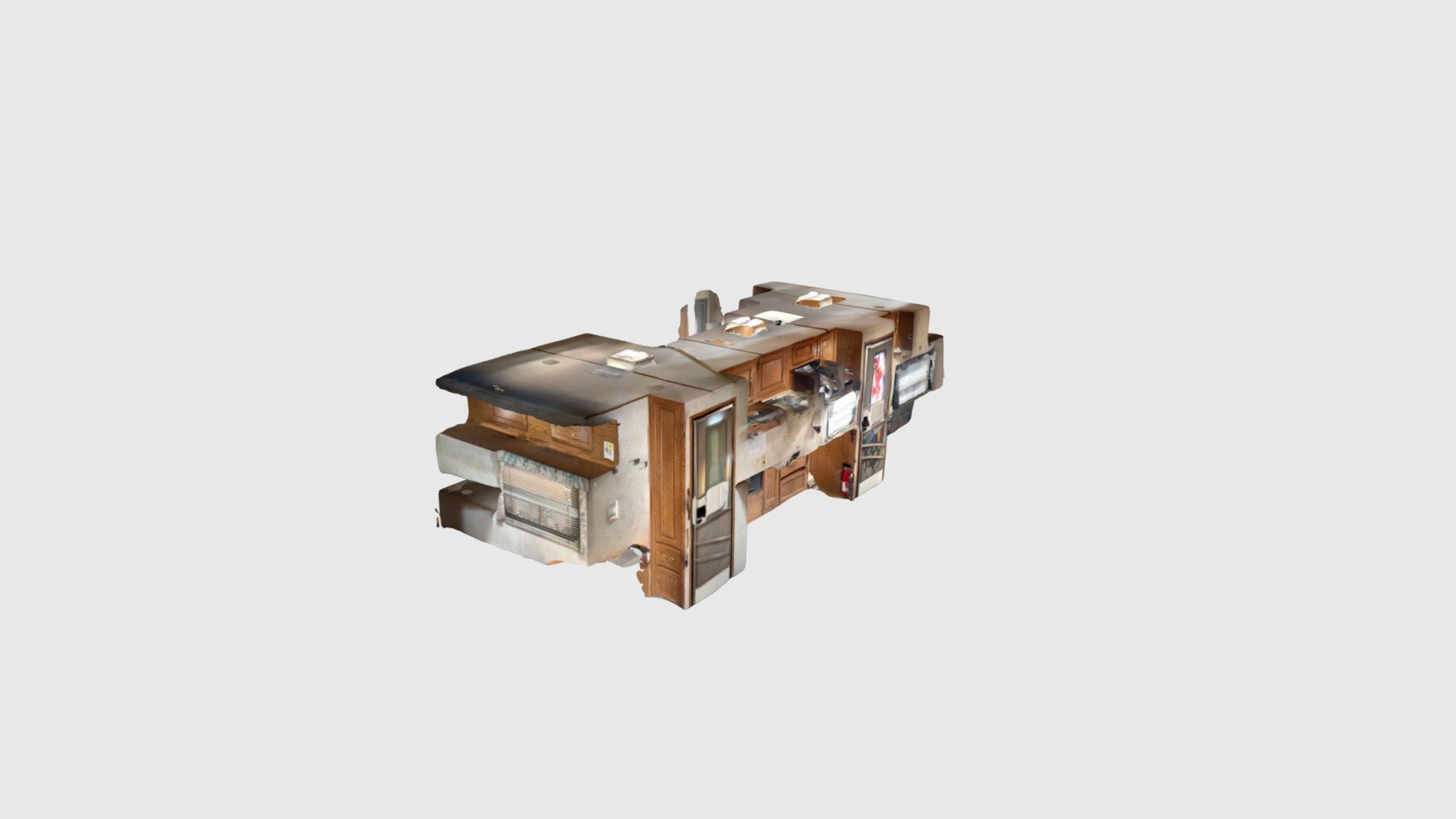 1995 Kit Companion Trailer Interior - Download Free 3D model by ...