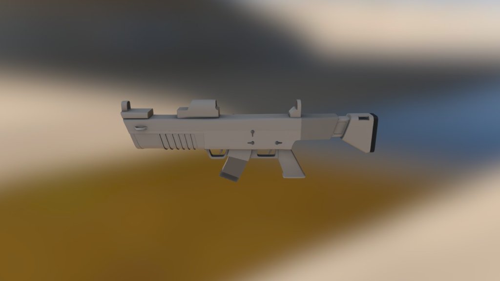 Gun - Concept - 3D model by Justin Berghauser (@jaberghauser) [111f9c9 ...