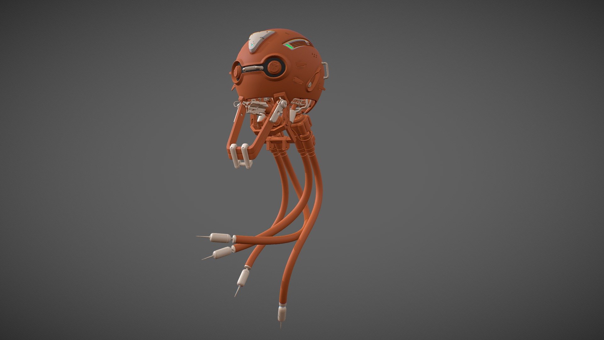 Robot Sphere - 3D model by Antonio Gimenez (@angifal.design) [111fcd9 ...