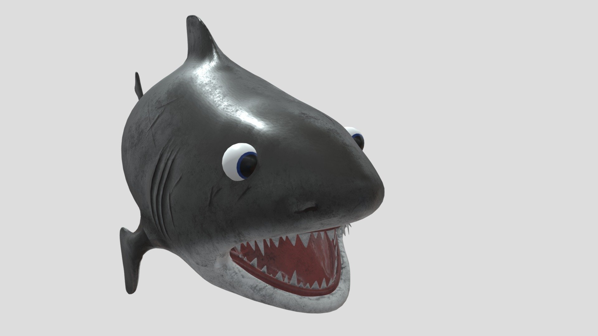 Stylized Cutesy Shark - Buy Royalty Free 3D model by debidobi [1120408 ...