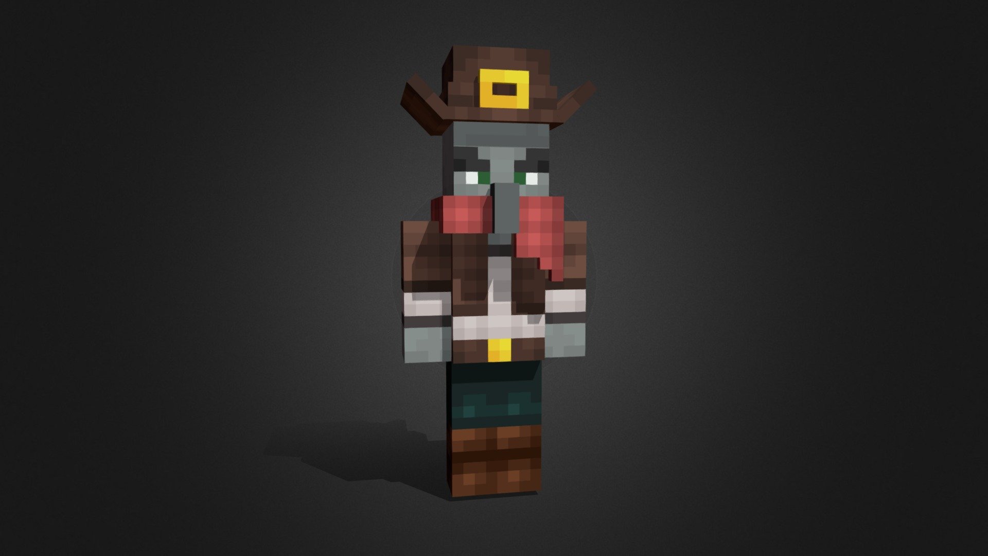 Plunderer - Pillager Robber - Minecraft Model - 3D model by cozmicarrow ...