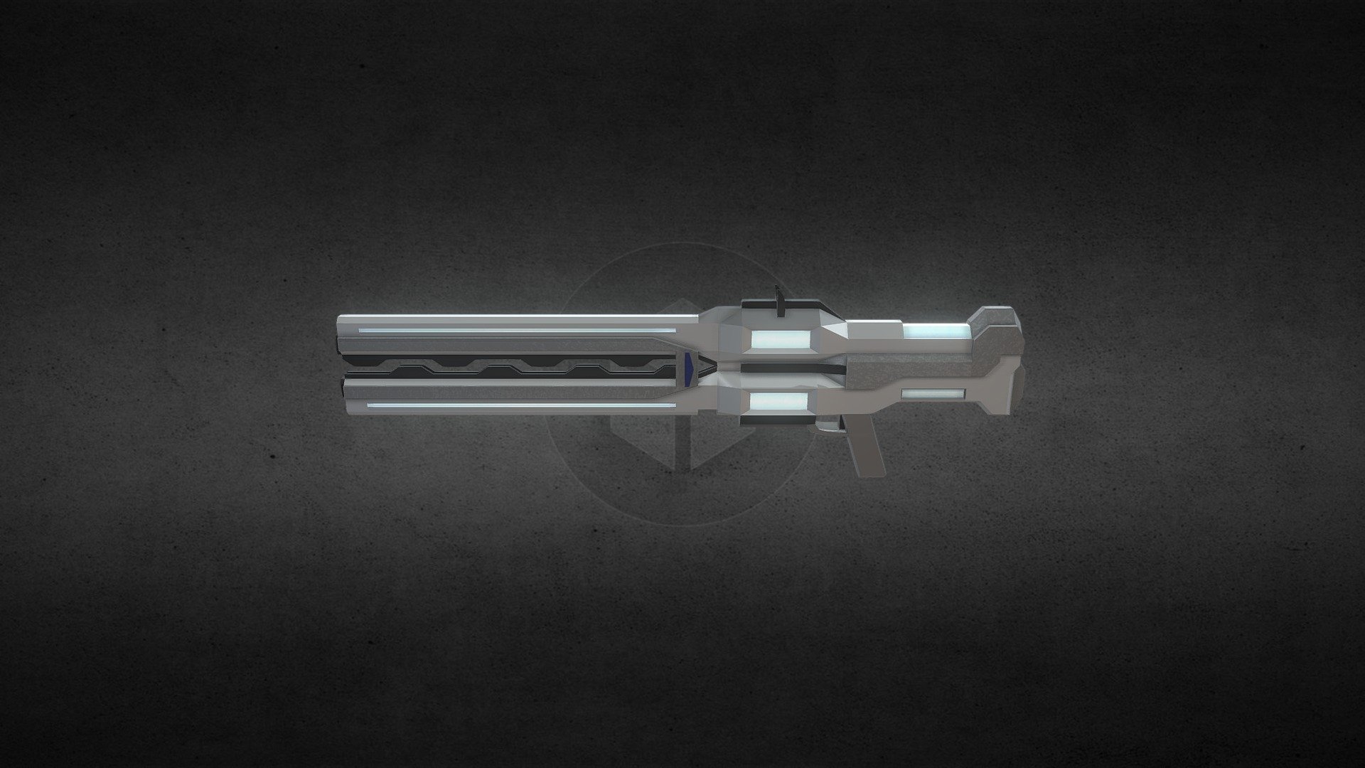 Sci-Fi RailGun - 3D model by fukkyi [11213a9] - Sketchfab