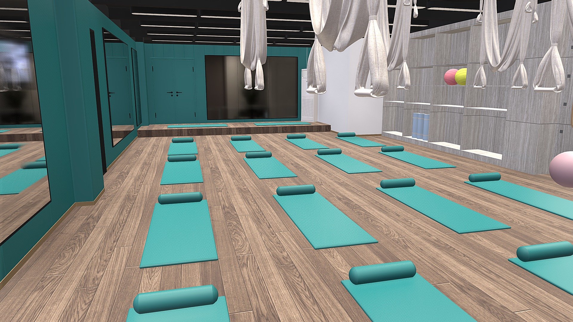 Yoga Studio - 3D model by Fabbri (@flaviafabbri) [1122e85] - Sketchfab