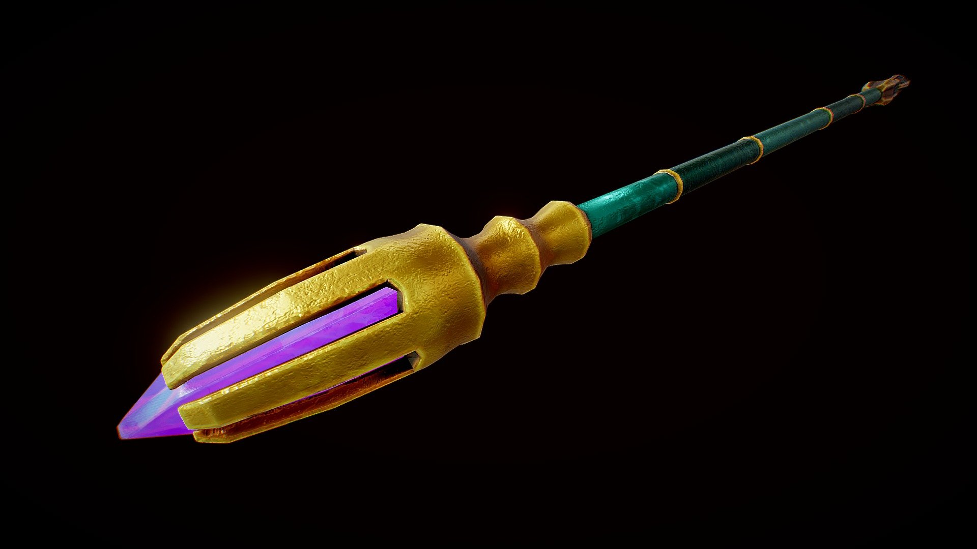 Stylized Staff - Download Free 3D model by lemonaden [11233f2] - Sketchfab