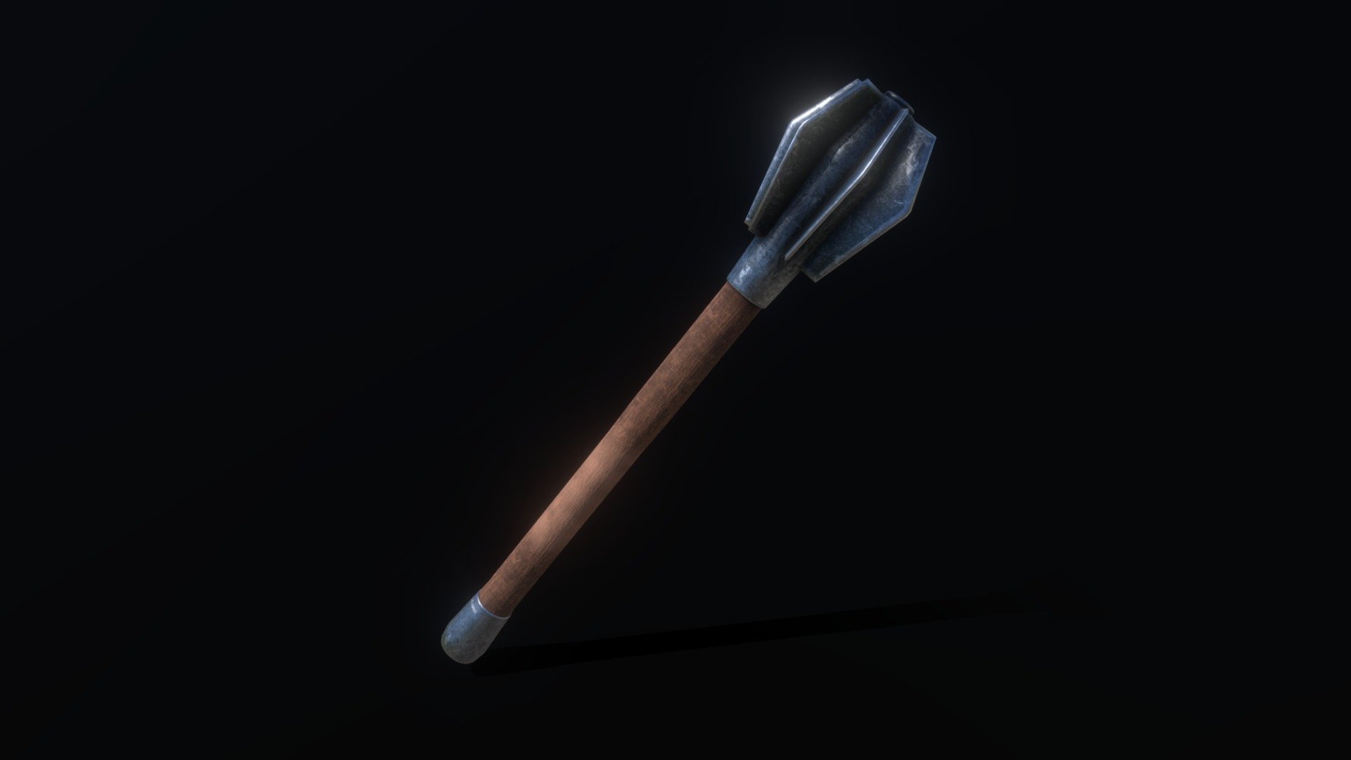 Medieval One Handed Mace - Download Free 3D model by iedalton [112423f ...