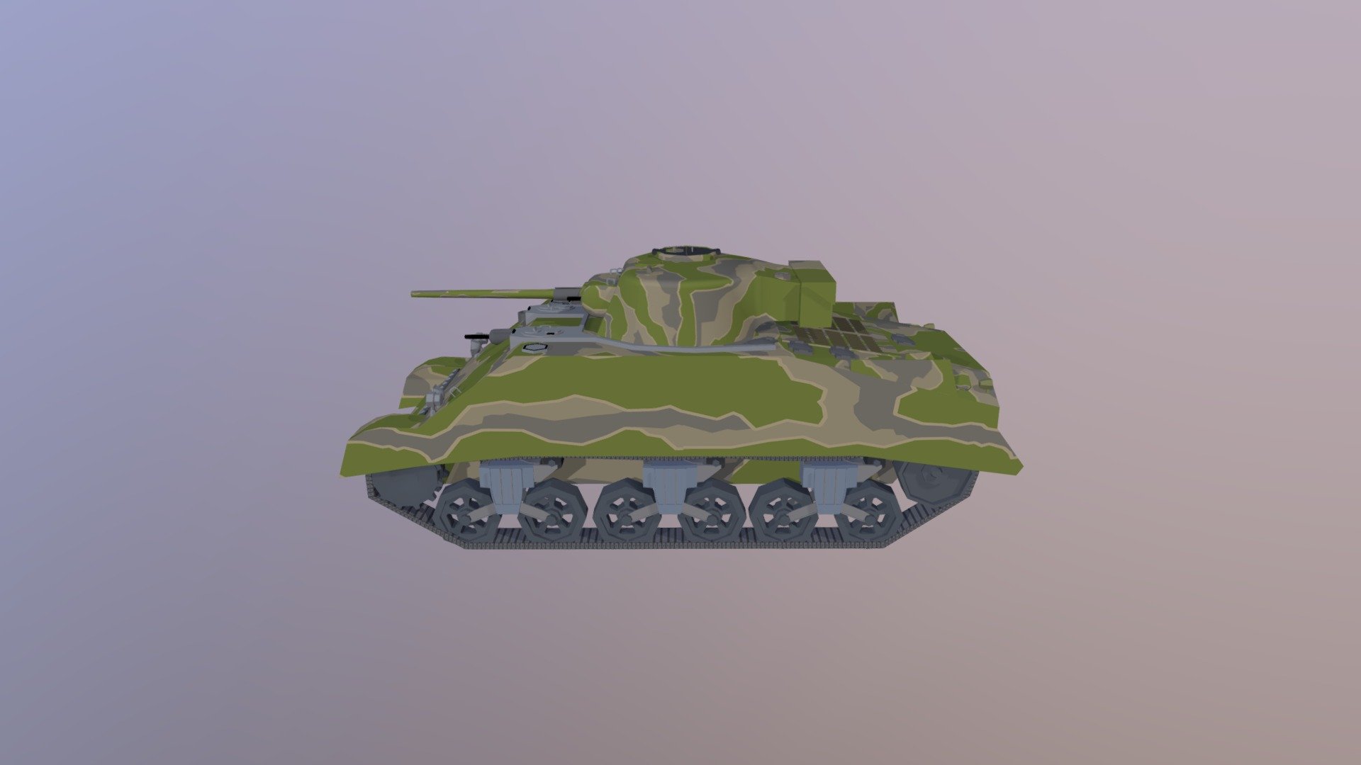 +Model M4 Sherman MK. III - 3D model by invisibledeathfromradiation ...