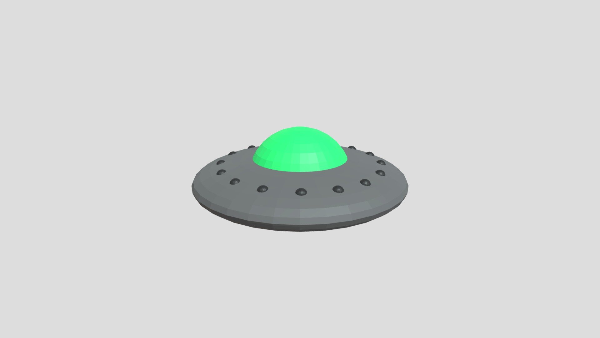 Low Poly UFO - Download Free 3D model by Faraaz (@f.ahmad480) [11245eb ...