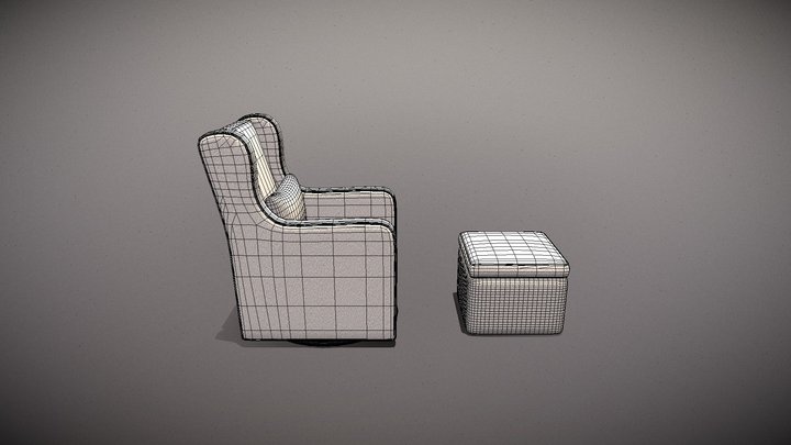 Ottoman 3D models - Sketchfab