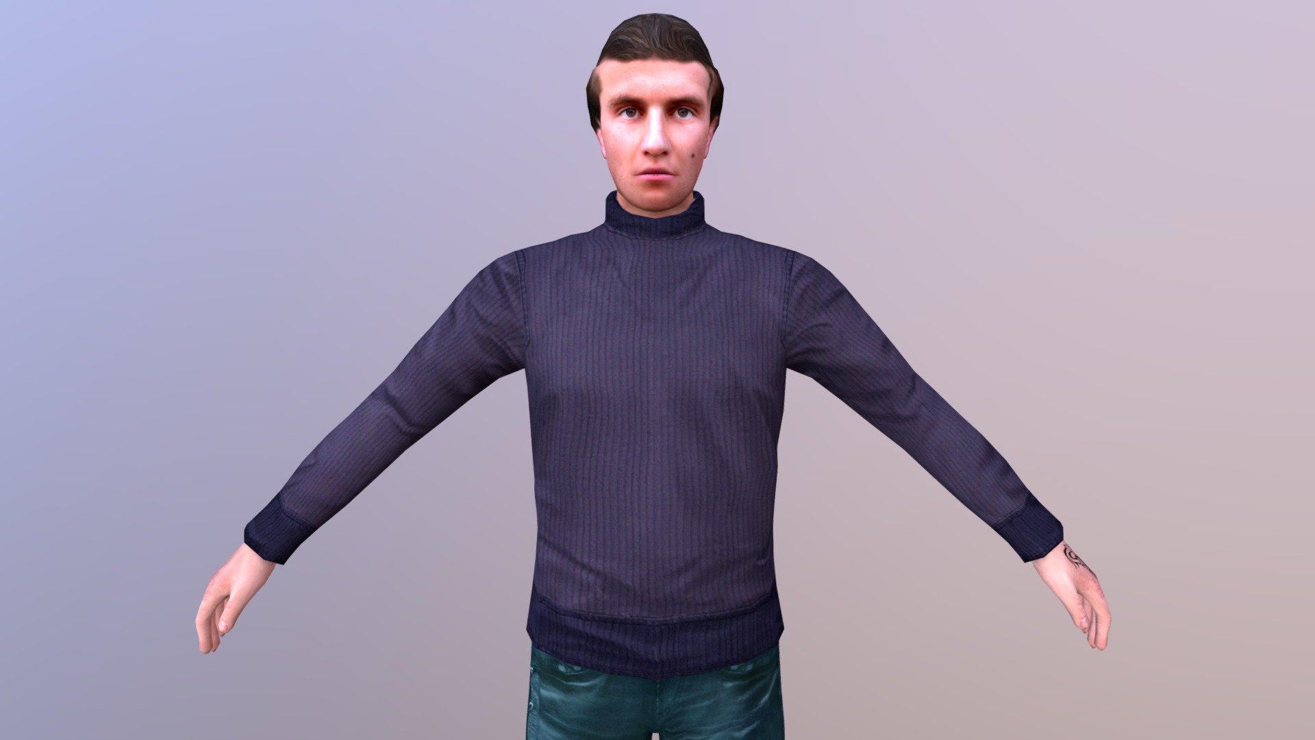 MAN 09-WITH 250 ANIMATIONS - Buy Royalty Free 3D model by jasirkt ...