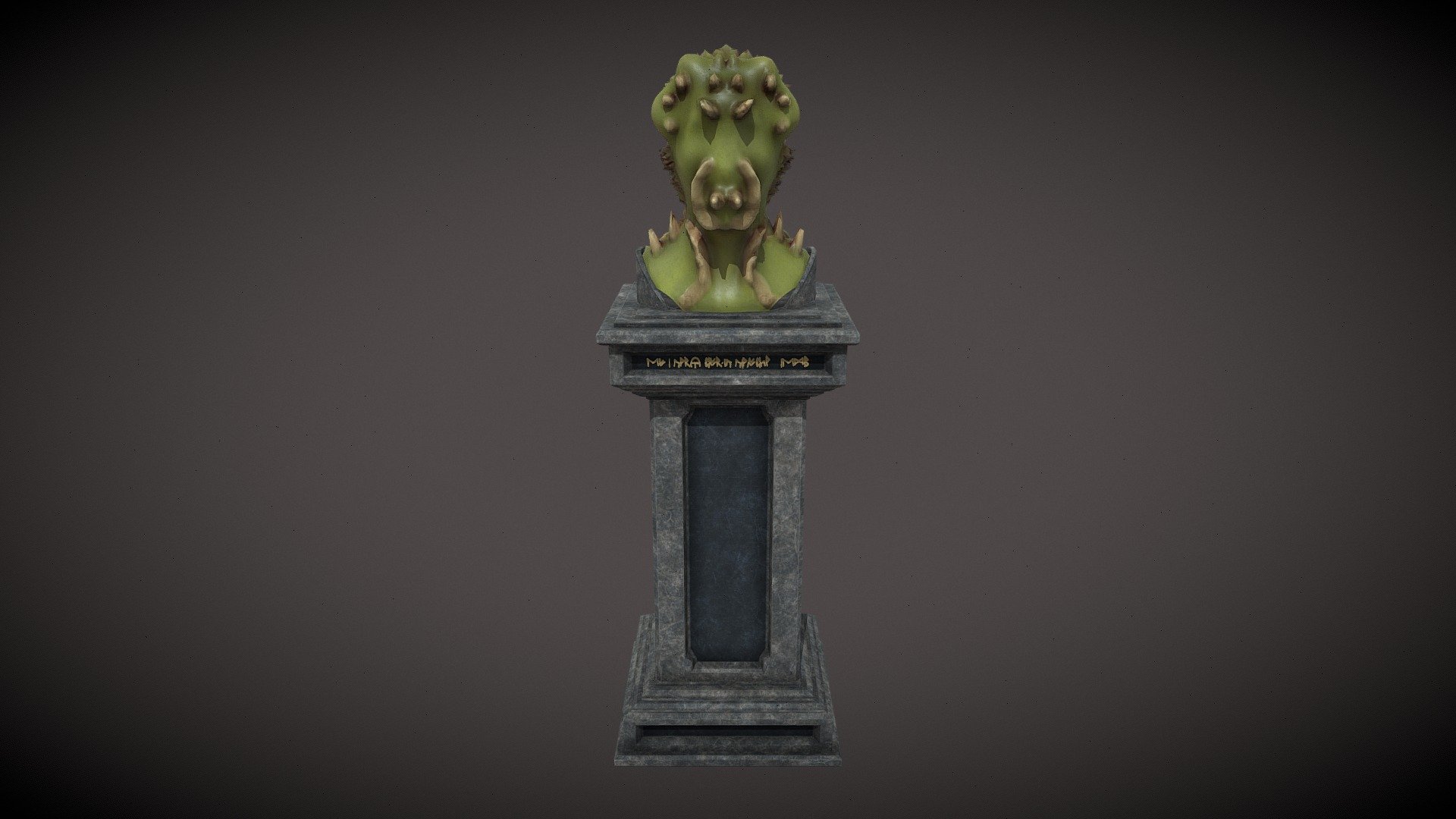 Third Creature On Plinth - 3D model by 20002697 [11284c7] - Sketchfab