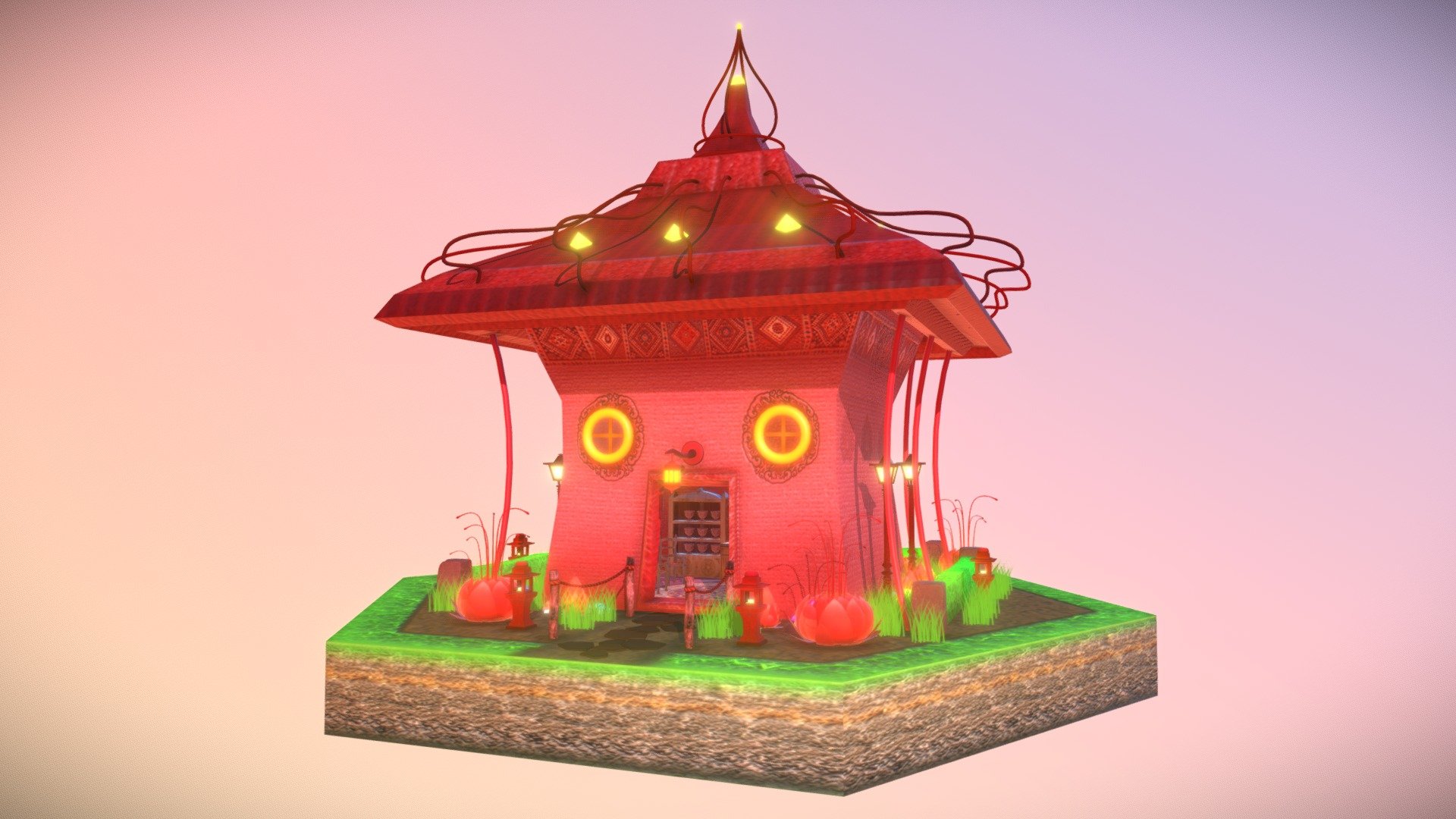 Magic Hut - Buy Royalty Free 3D model by Pedram Ashoori (@pedramashoori ...