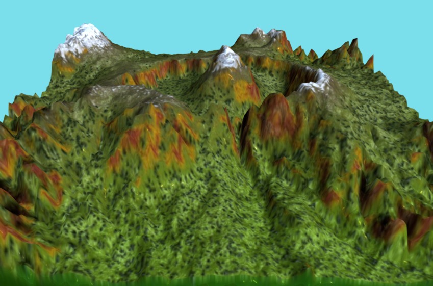 Mt Aso Volcano, Kyushu, Japan - 3D model by Dragon_Ronin [112a6a5 ...