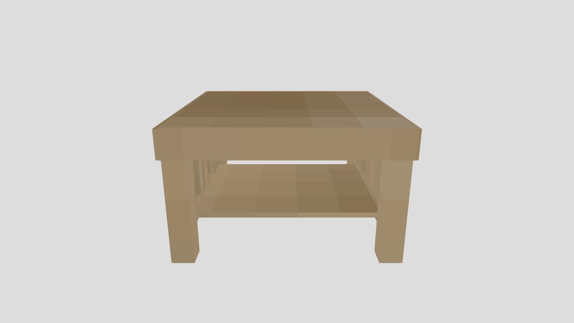 Basic Wooden End Table - Download Free 3D model by bearsareaware ...