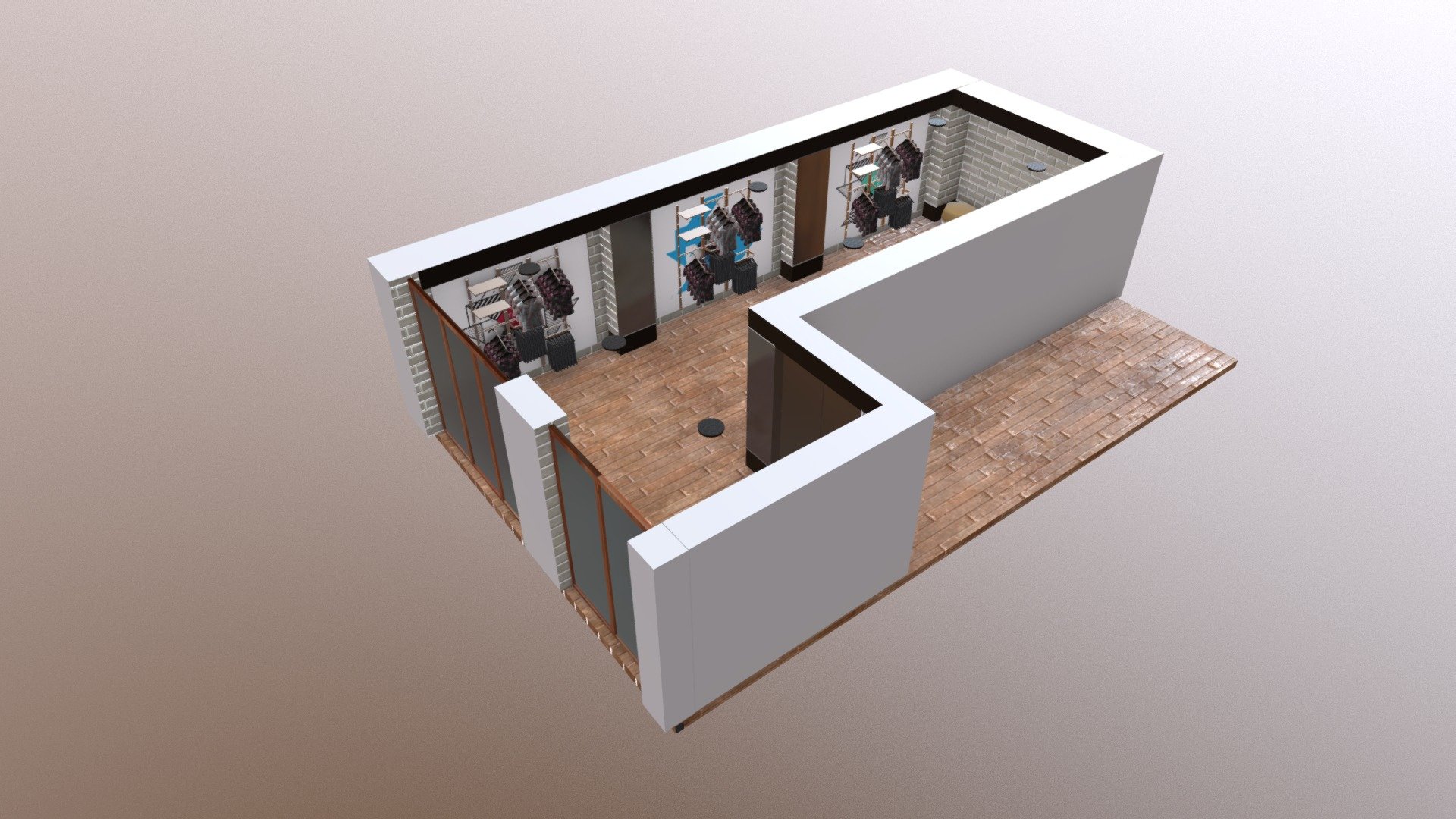 Store Plan - 3D model by CuBic_Cat (@chatuni.cubic_cat) [112c9c5 ...
