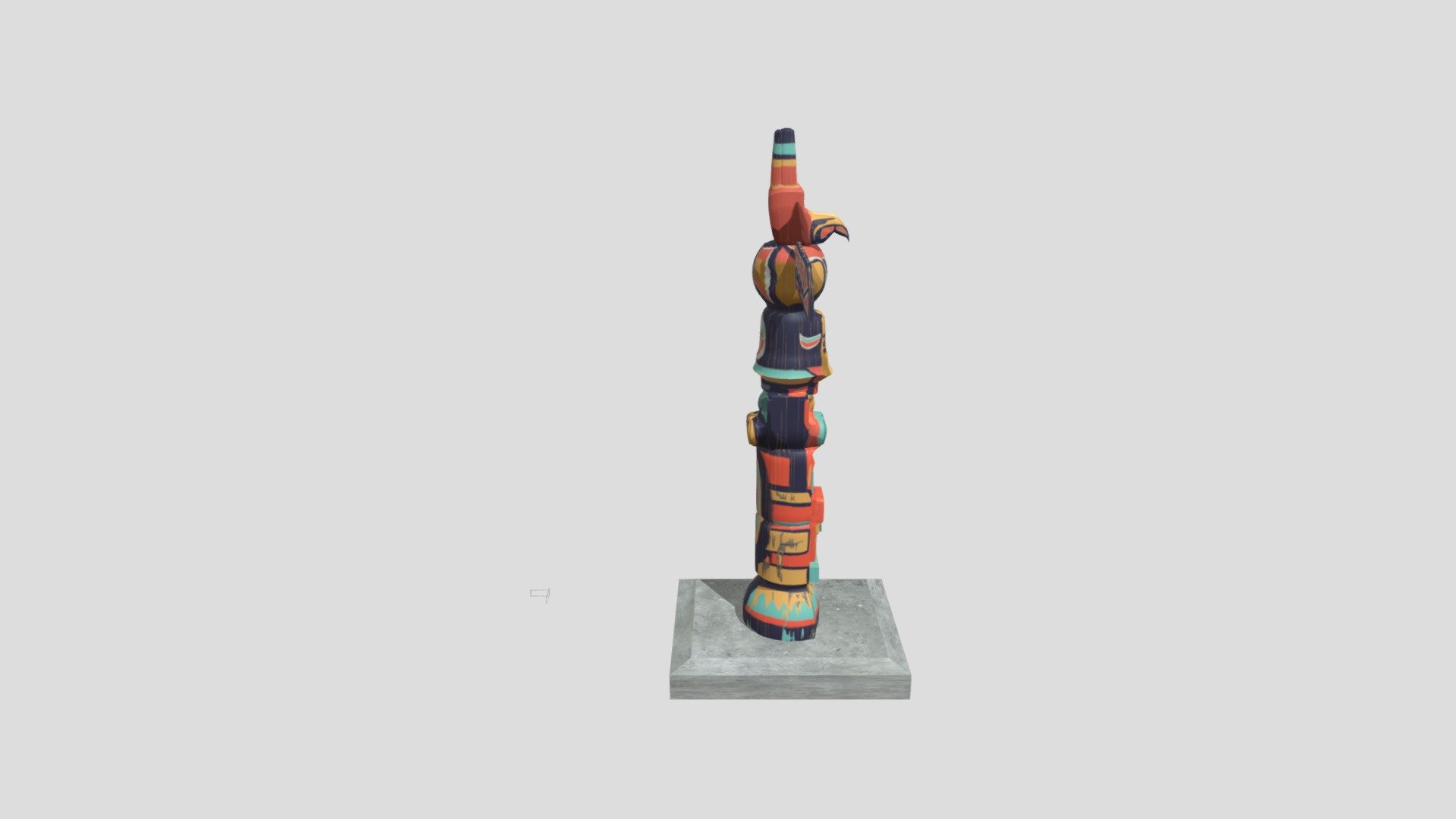 Totem - 3D model by Jamescunn [112ce99] - Sketchfab