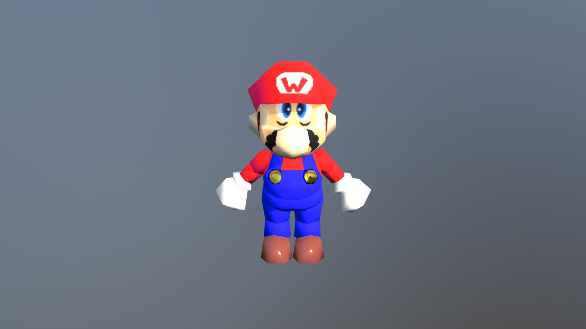 sm64-mario - 3D model by Kingston (@1026278889) [112d50b] - Sketchfab