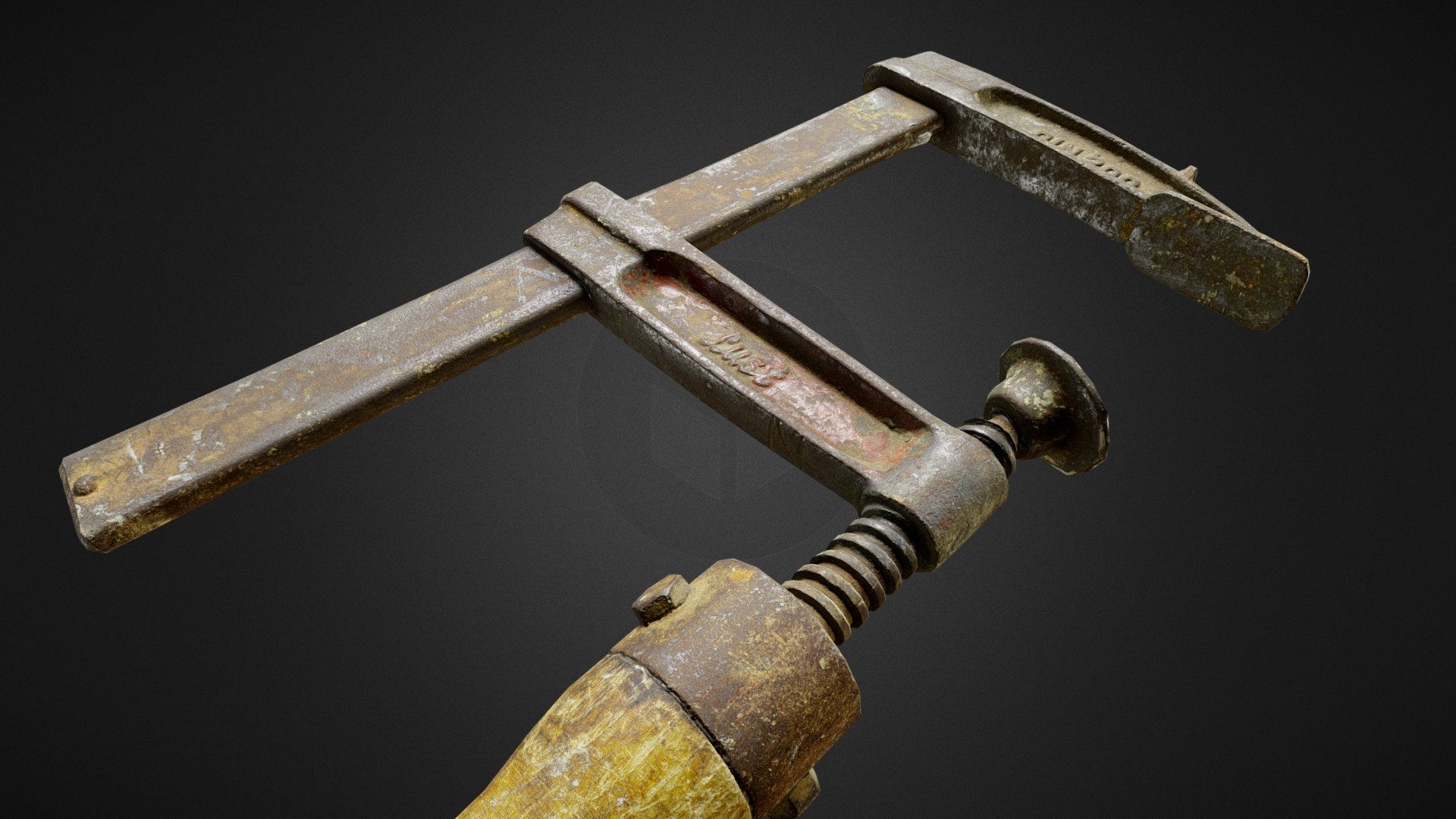 Vintage glue clamp - Buy Royalty Free 3D model by Esger [112dc3e ...