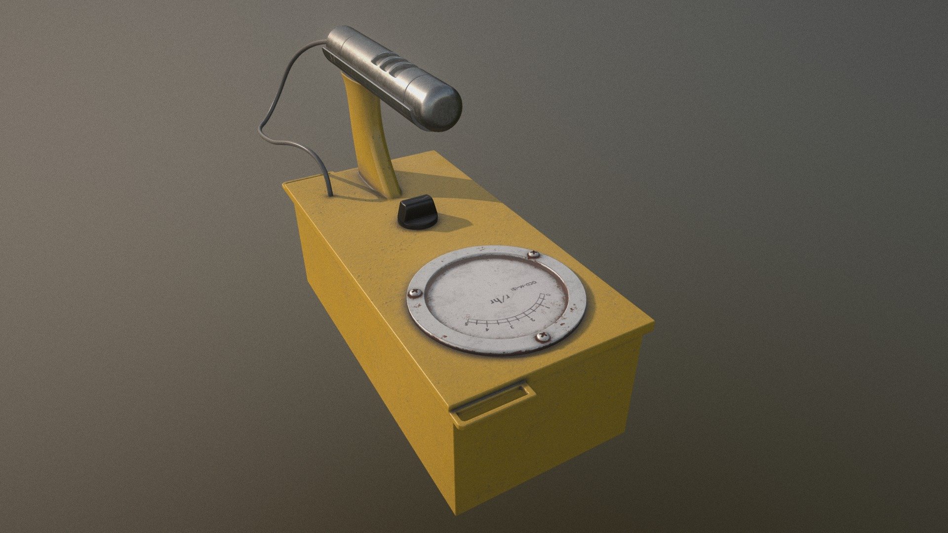 Geiger Counter - 3D model by Decoder_pr0 [11311cf] - Sketchfab