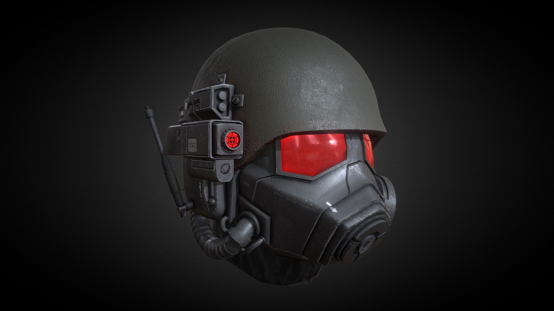 Fallout NCR Ranger Helmet - 3D model by Outworld Studios ...