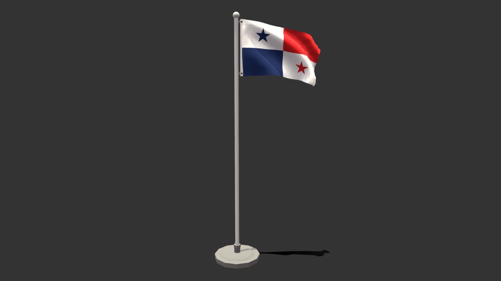 Low Poly Seamless Animated Panama Flag - Buy Royalty Free 3D model by ...