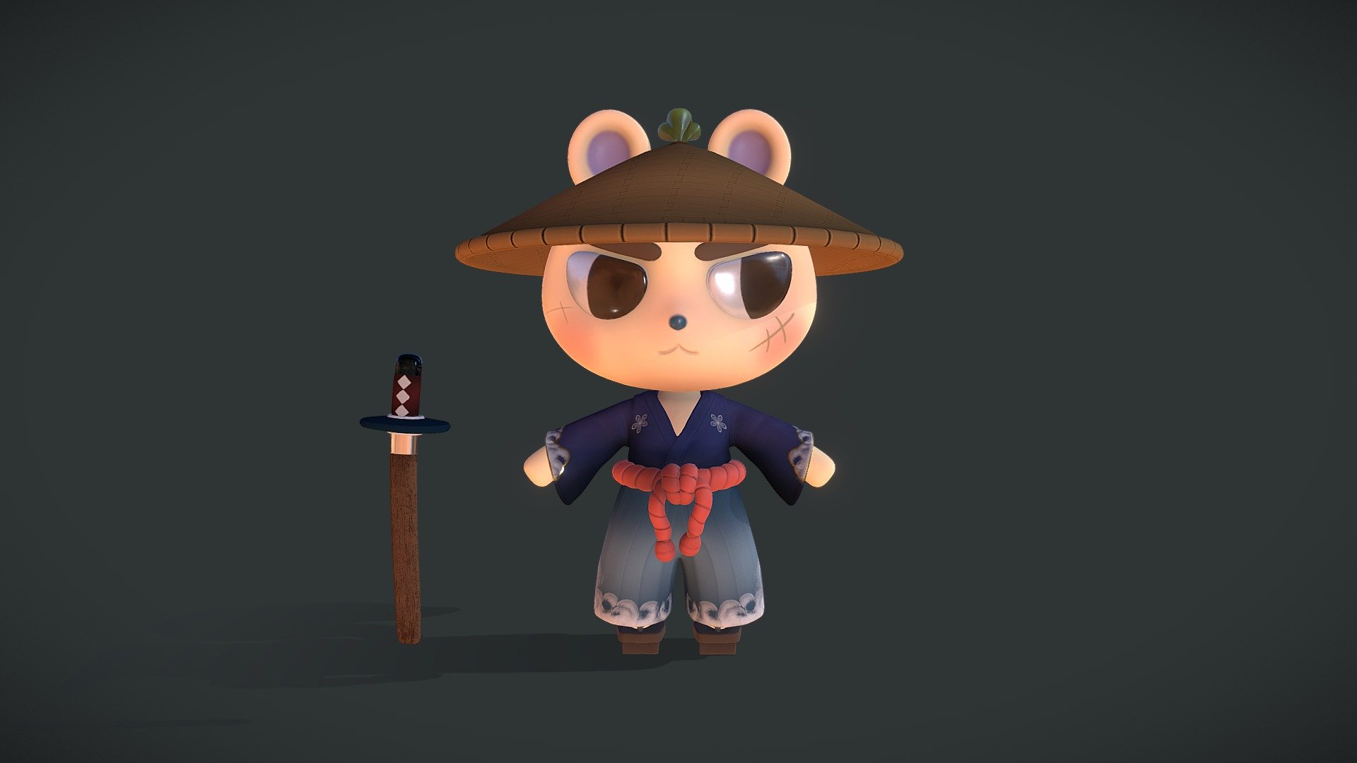 Animal Crossing-Marshal - 3D model by Gun-De_Hung [1134cd2] - Sketchfab