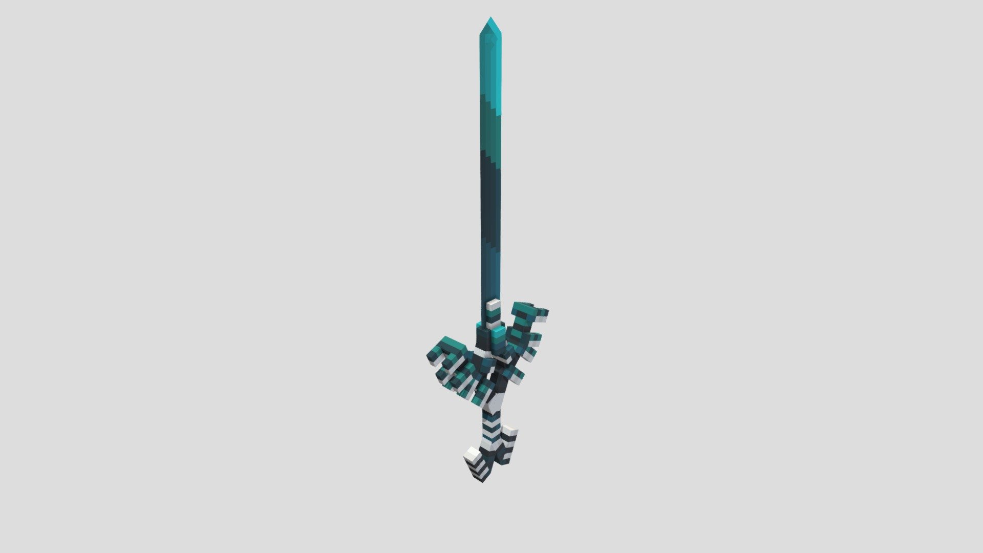 Sculk sword var 1 - 3D model by Hongddi (@Hongddibro) [1136b9f] - Sketchfab