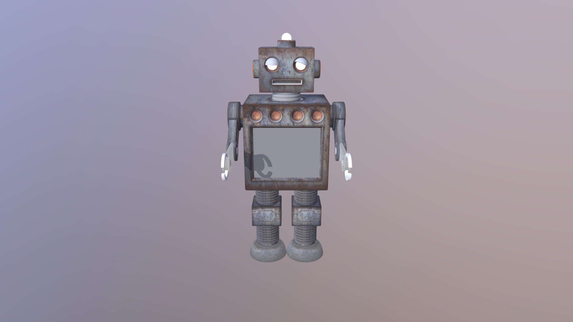 Clanky Old Robot - 3D model by thefusionworks [113736e] - Sketchfab