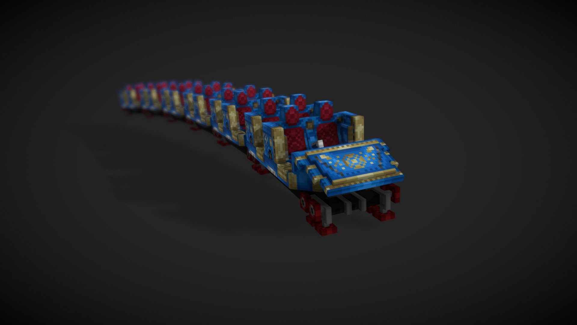 Hyperspace Mountain Train V1 - Disneyland Paris - 3D model by ...