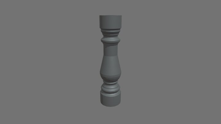 Baluster 3D models - Sketchfab