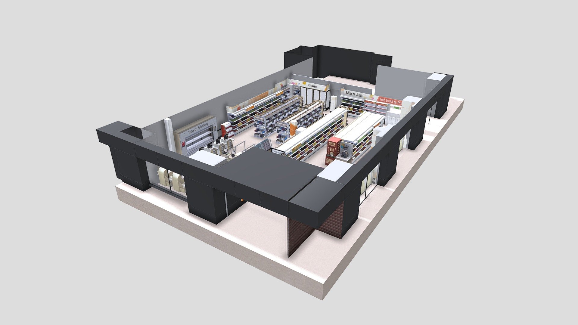 Mansell St Internals - 3D model by Merson [113967a] - Sketchfab