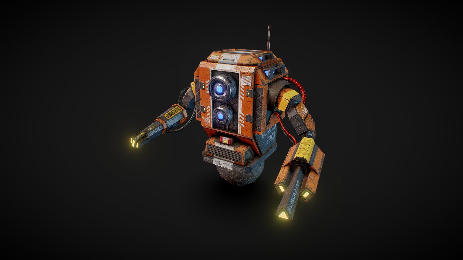 Claptrap - Download Free 3D model by elomeno [113c17b] - Sketchfab
