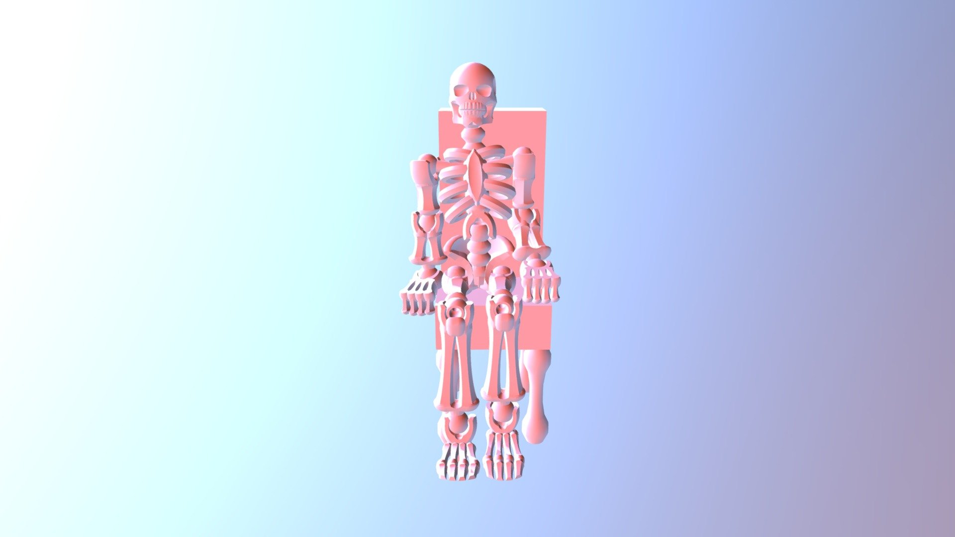 Skeleton Sitting In Chair (1) - 3D model by ChR1s [113d24b] - Sketchfab
