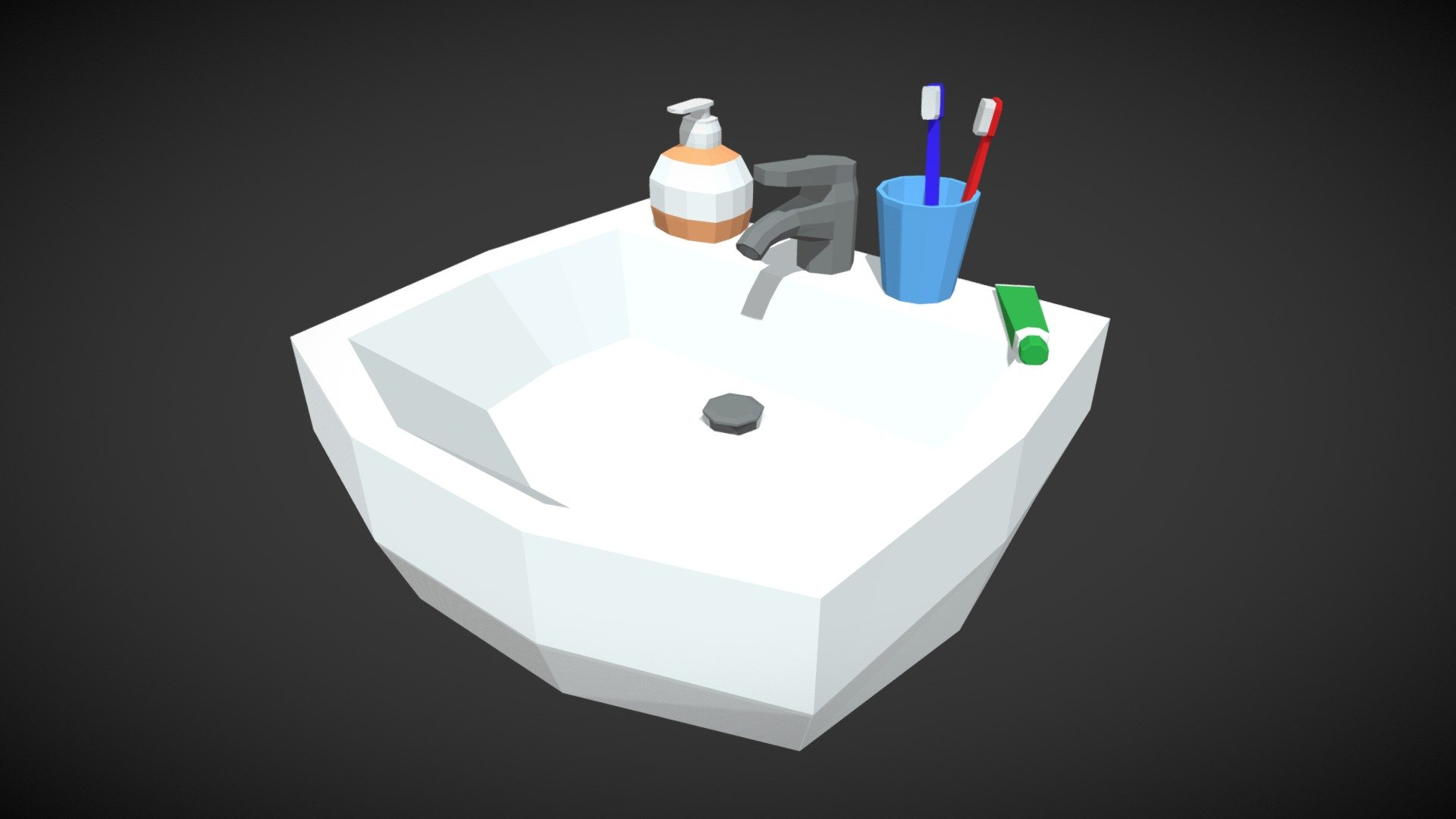 Lowpoly Sink - Buy Royalty Free 3D model by Blumbum Productions ...