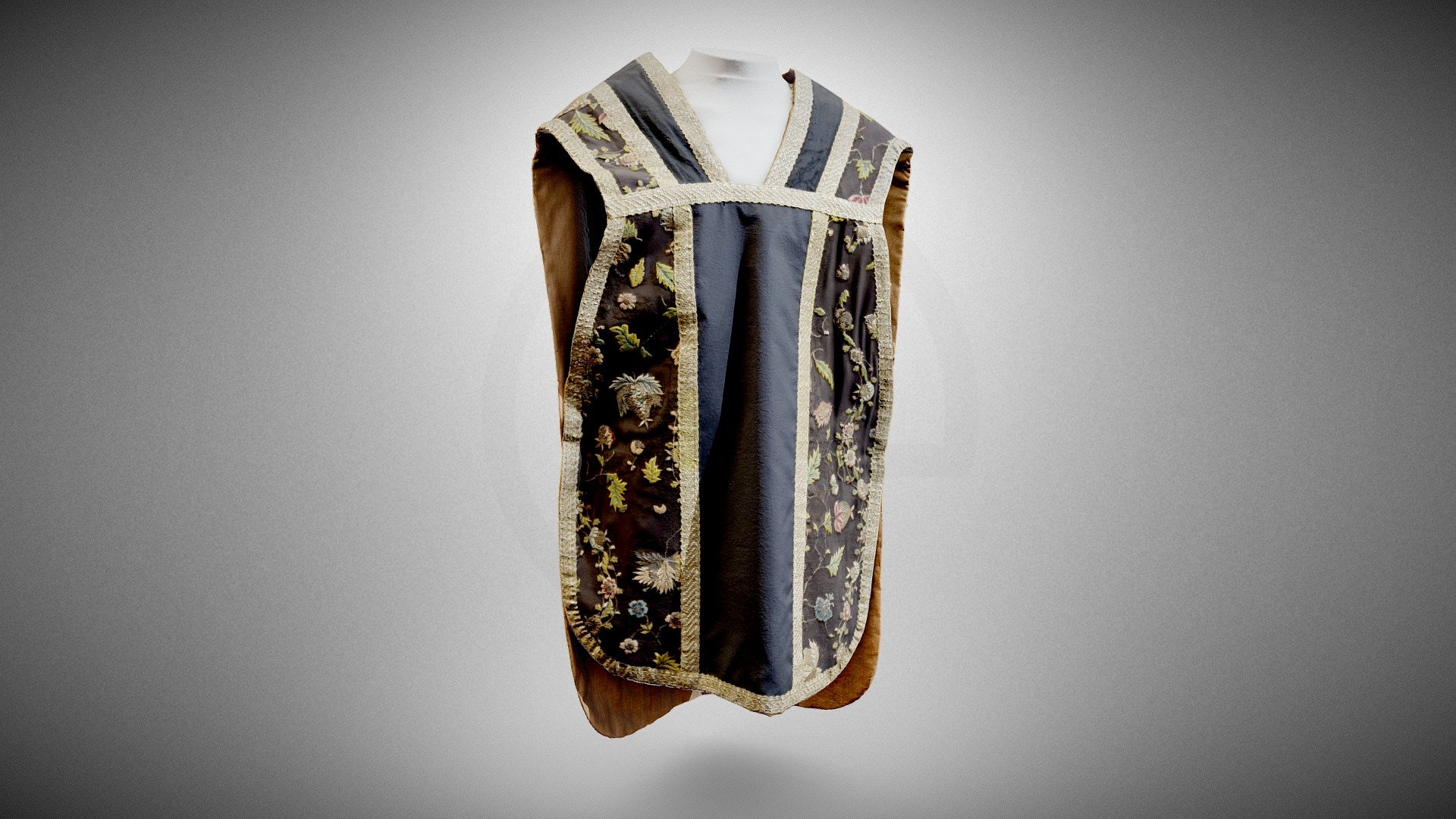 Black chasuble - Download Free 3D model by Virtual Museums of ...
