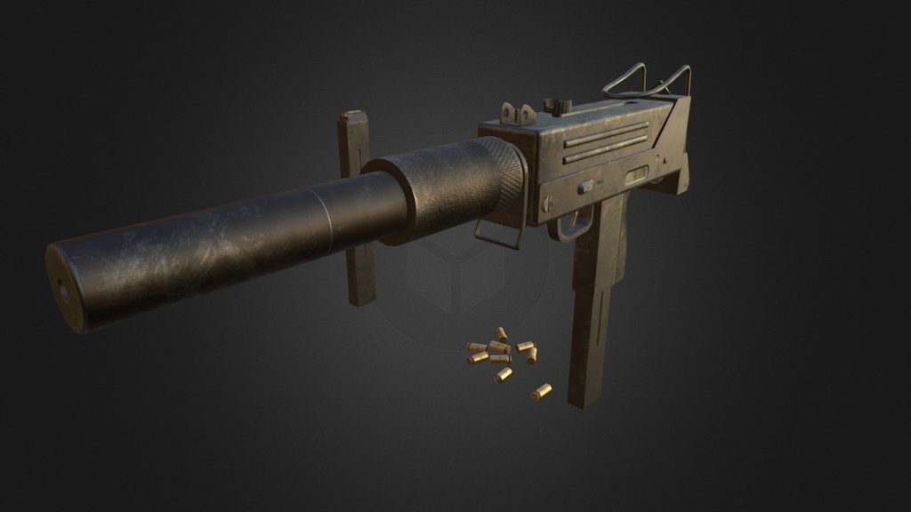 Ingram MAC-10 - 3D model by Raymond (@rookieray) [113f6e5] - Sketchfab