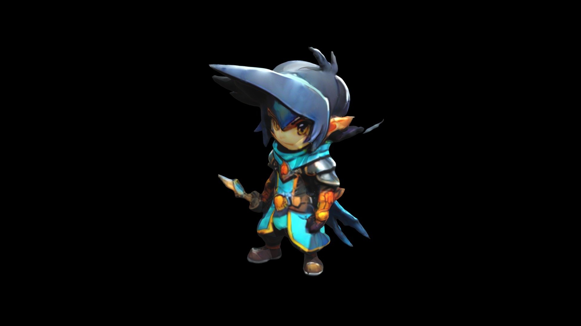 An illustration of a fantasy character - Download Free 3D model by ...