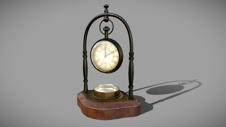 Table-clock 3D models - Sketchfab