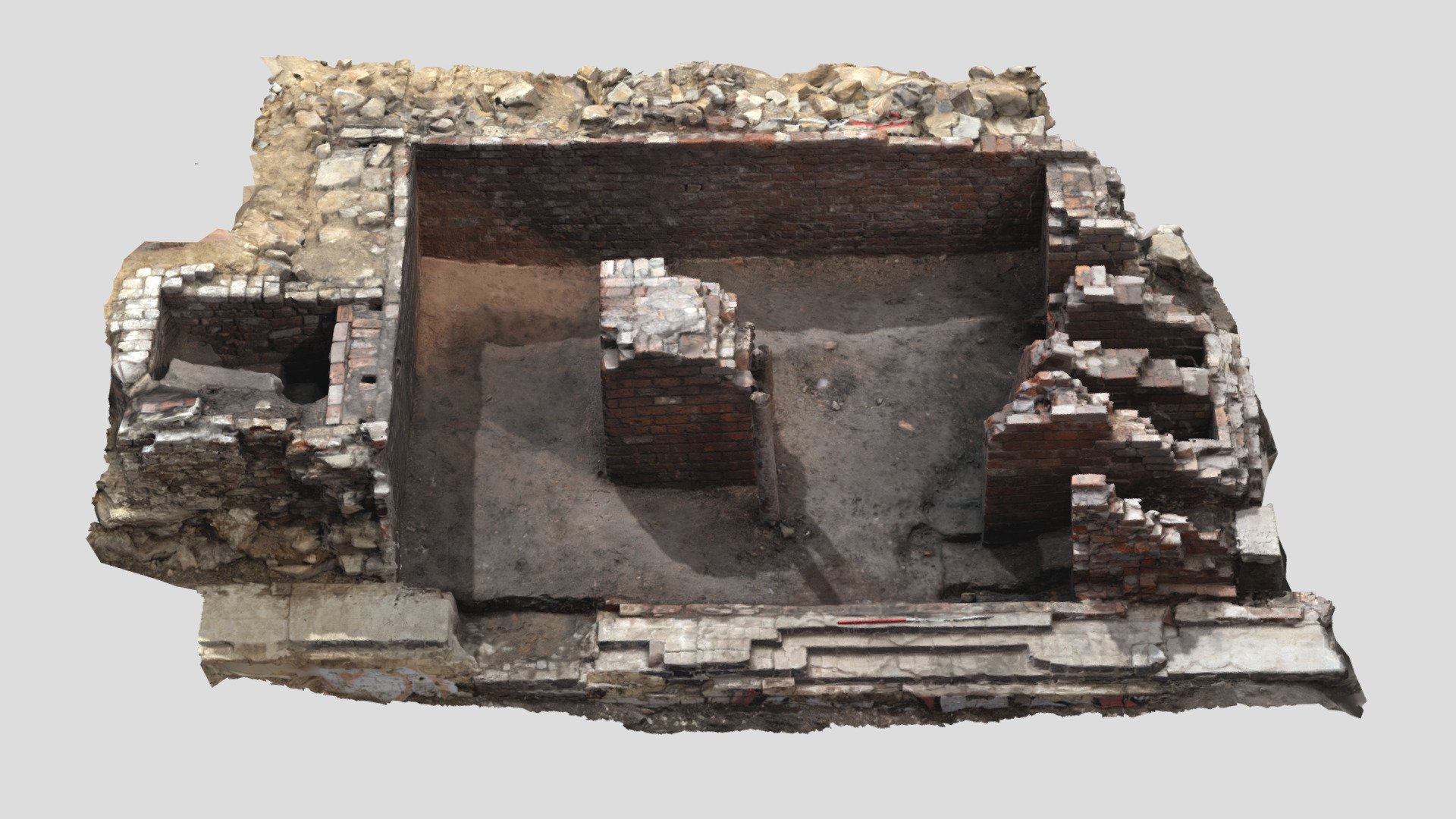 Sheffield Castle 19th C. crucible furnace - 3D model by Wessex ...