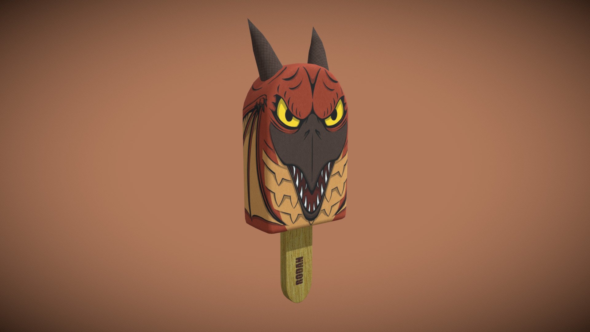 Rodan Toppsicle - 3D model by Steve Cup (@inkstain347) [11419db ...