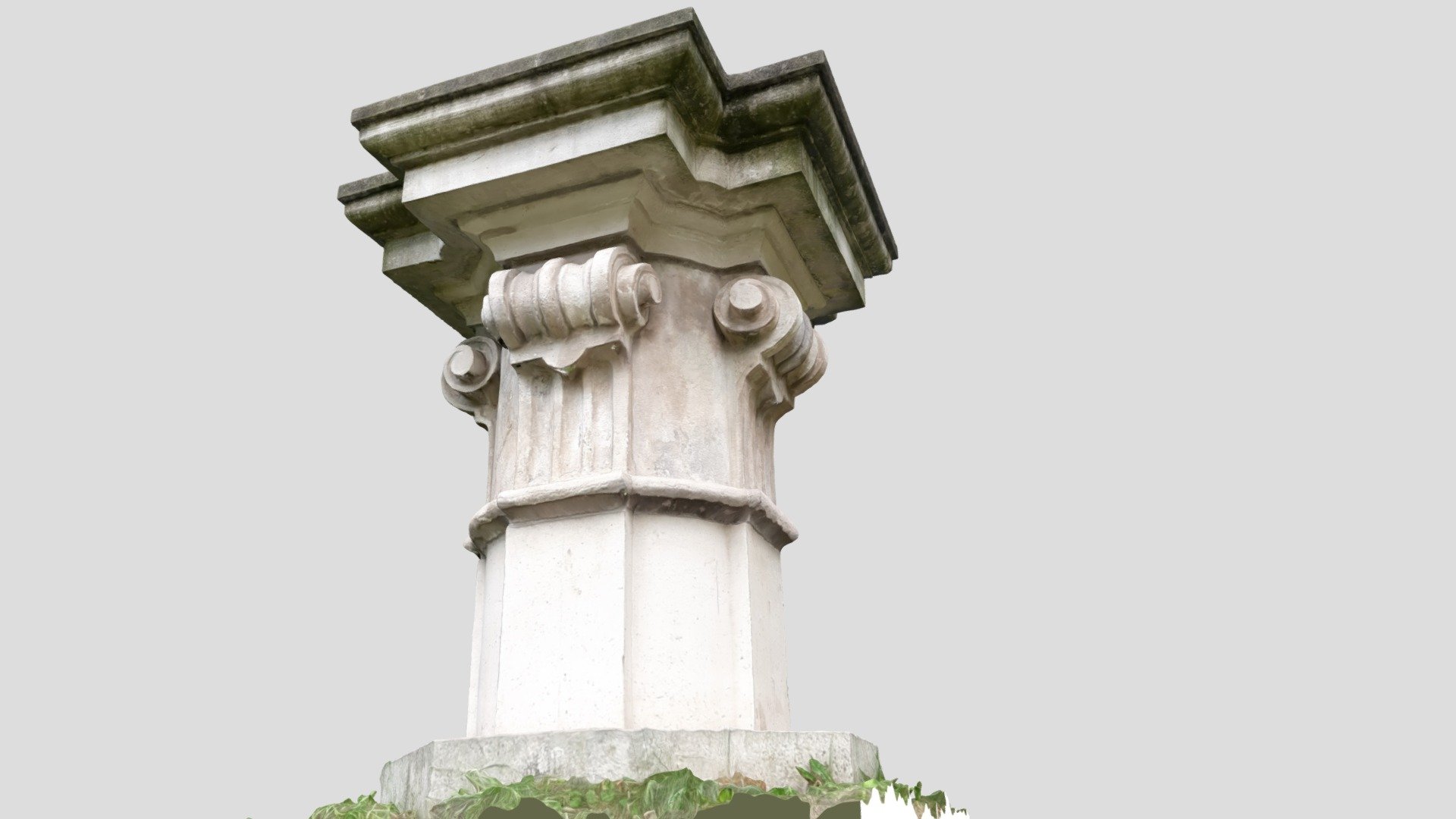 Ionic kolumn head - 3D model by guliwero [1141bb0] - Sketchfab