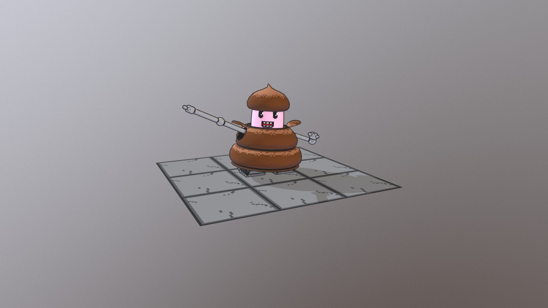 Robopoo - 3D model by Mino (@M.Mino) [114239e] - Sketchfab