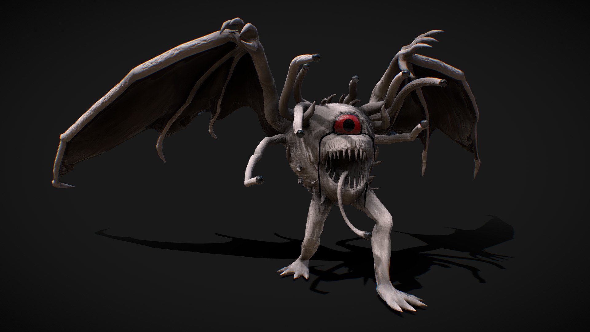 Demonic Beholder Rigged - Buy Royalty Free 3D model by Andrej Grave ...