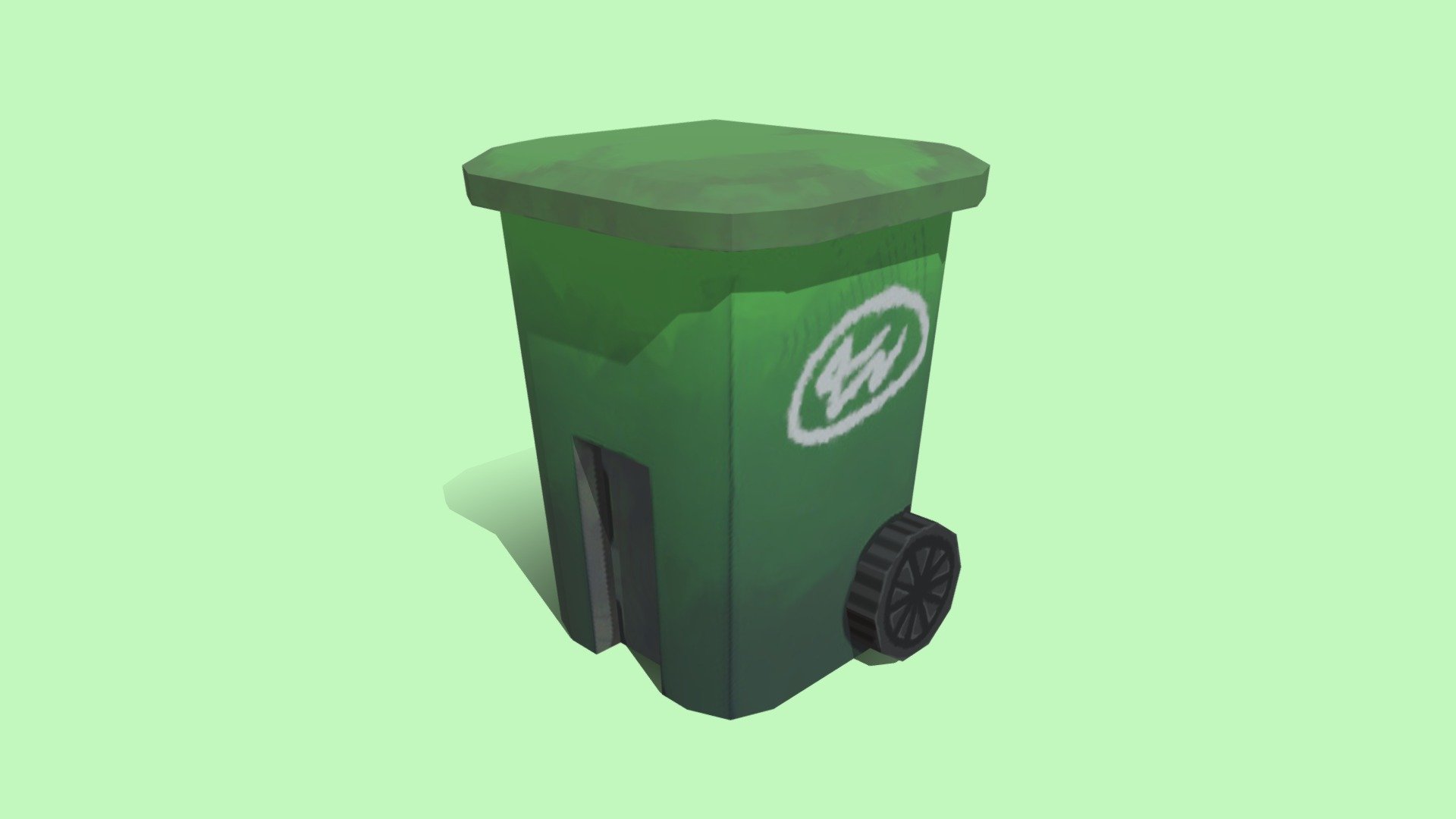 Stylized Trash Can - 3D model by thomasnguyen835 [1145204] - Sketchfab