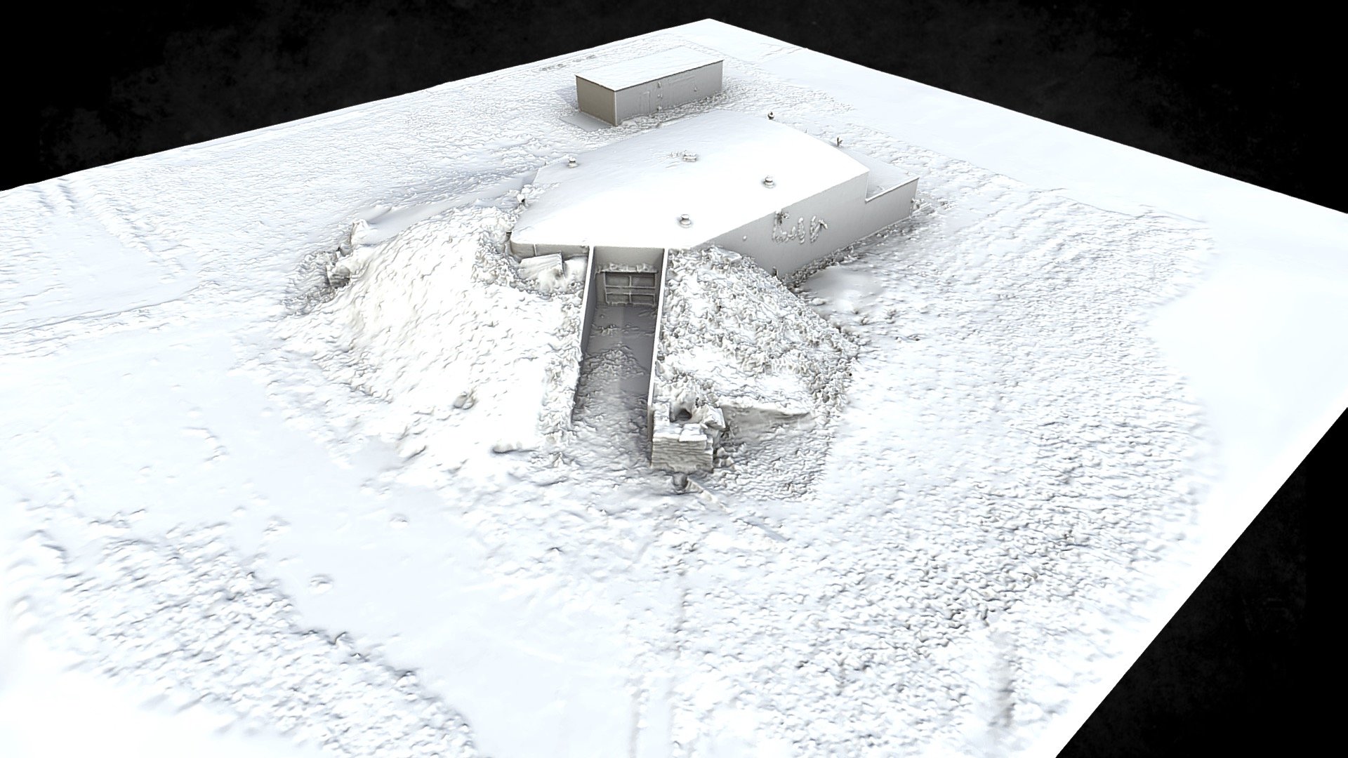 Blockhouse at Launch Complex 18 - Mesh - 3D model by University of South Florida Libraries (@USF ...