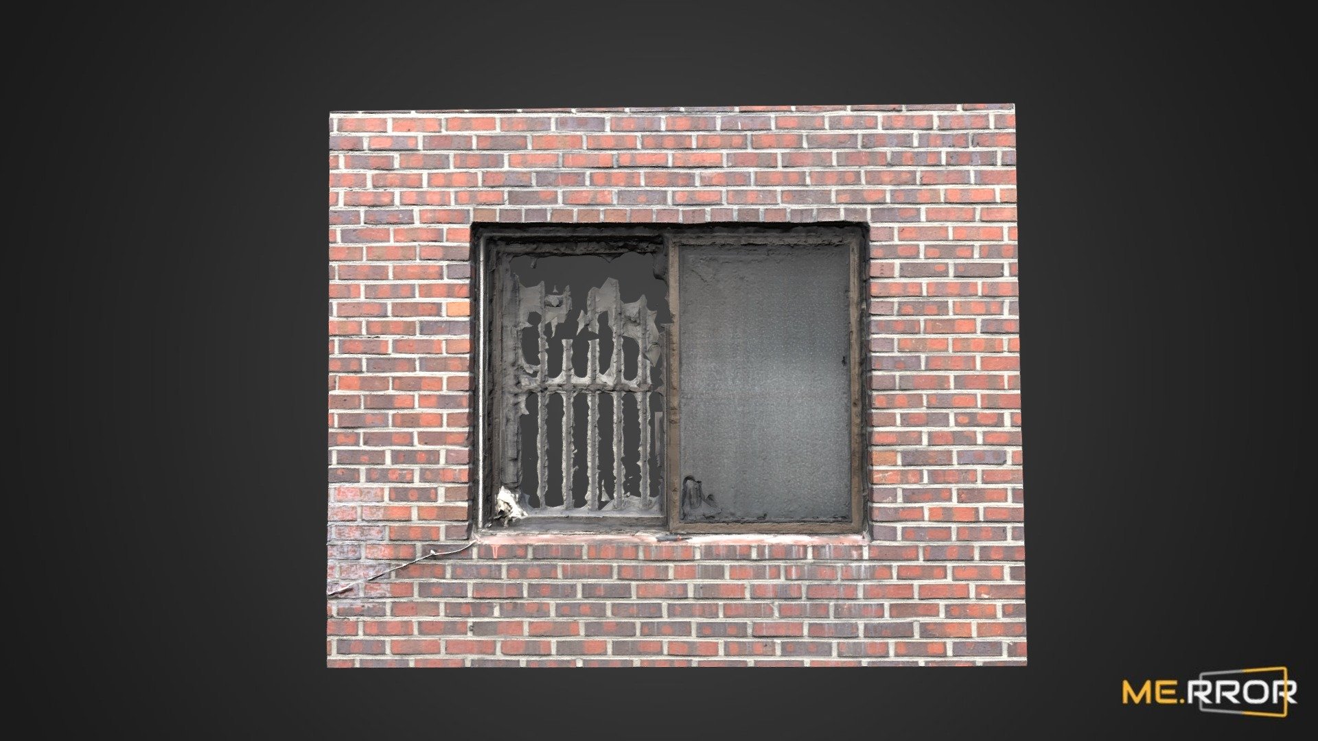 Korean Window with Brick Wall 8 - Buy Royalty Free 3D model by ME.RROR ...